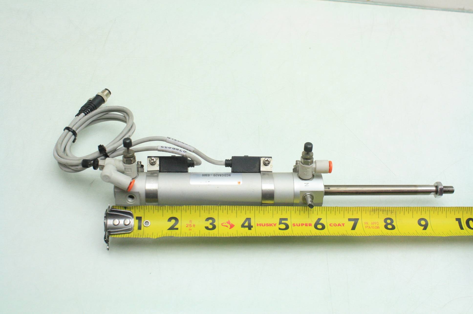 SMC NCDGBA20-0300 Double Acting Air Cylinder Limit Switch 3/4" Bore x 3" Stroke